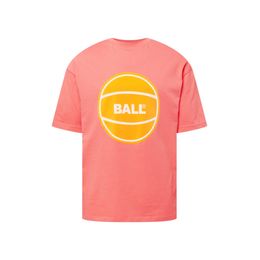 Ball T-Shirt Herren Gr&ouml;&szlig;e M orange / rosa / wei&szlig;
