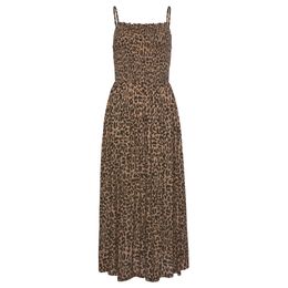 Buffalo Kleid Damen Gr&ouml;&szlig;e 46 braun / hellbraun Sommerkleid