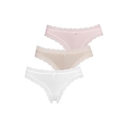Lascana String Damen Gr&ouml;&szlig;e S/M wei&szlig;