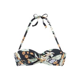 Sunseeker Bikini Top female size 60 Brown / Green / Orange / Black / White