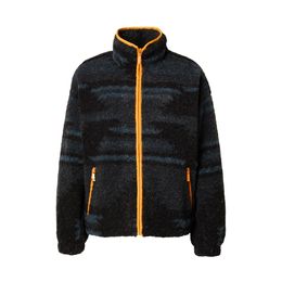 Mazine Fleecejacke 'Salida' Damen Gr&ouml;&szlig;e L gelb / anthrazit / petrol / schwarz