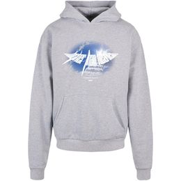 Mj Gonzales Sweatshirt 'Higher Than Heaven' Herren Gr&ouml;&szlig;e XXXL blau / grau / graumeliert / wei&szlig;
