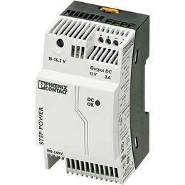 Phoenix Contact STEP-PS/1AC/12DC/3 Hutschienen-Netzteil (DIN-Rail) 12 V/DC 3.3 A 36 W Anzahl Ausgänge:1 x Inhalt 1 St.