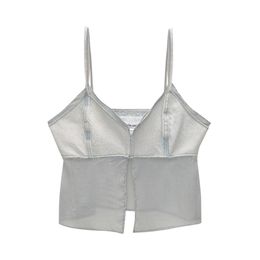 Pull&Bear Pull&bear Top Damen Gr&ouml;&szlig;e XL pastellblau
