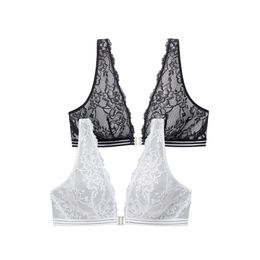 Petite Fleur BH Damen Gr&ouml;&szlig;e 85 schwarz / wei&szlig;