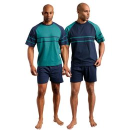 Le Jogger Short Pajamas male size M marine blue / Petrol