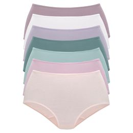 Vivance By Lascana Slip Damen Gr&ouml;&szlig;e XS/S helllila / apricot / hellpink / wei&szlig;
