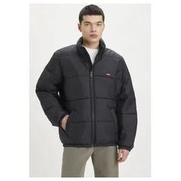 Levi's Outdoorjacke LEVI'S "SUNSET SHORT PUFFER" Gr. XXL, schwarz (jet schwarz) Herren Jacken