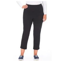 Mendler 7/8-Hose KJBRAND "Susie Sensitiv 7/8" Gr. 50, N-Gr, schwarz, Damen, Web, Obermaterial: 72% Elasthan, 28% Polyamid, Hosen, mit hohem Elasthan-Anteil