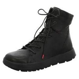 Think! Schnürboots THINK "Comoda" Gr. 40, schwarz Damen Schuhe Schnürstiefel, Winterstiefel, Bequemschuh mit Schurwolle