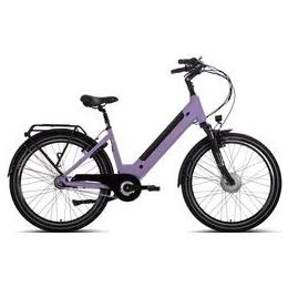 E-Bike SAXONETTE "Comfort Plus" E-Bikes Gr. 45cm, 28 Zoll (71,12cm), lila (lavendel) Pedelec, Elektrofahrrad für Damen u. Herren