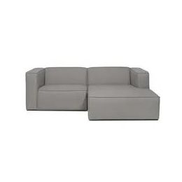 Ecksofa Andas "Dalby, L-Form" Sofas Gr. B/H/T: 228cm x 73cm x 154cm, Struktur, Recamiere rechts, beige extra tiefe Sitzfläche, mit Kedernaht, angenehmer Sitzkomfort