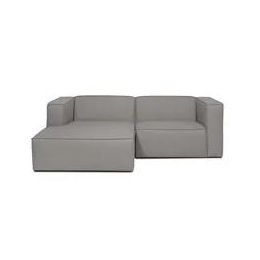 Ecksofa Andas "Dalby, L-Form" Sofas Gr. B/H/T: 228cm x 73cm x 154cm, Struktur, Recamiere links, beige extra tiefe Sitzfläche, mit Kedernaht, angenehmer Sitzkomfort