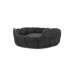 Dogman Bed Buddy Oval Black M 60x50x22cm