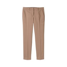 Tom Tailor Damen Mia Slim Hose, braun, Uni, Gr. 46/30