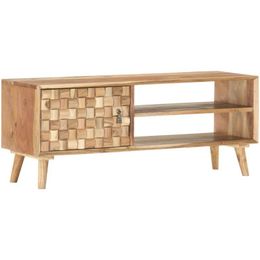 vidaXL - TV-Schrank 100×35×40 cm Massivholz Akazie