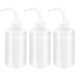 3 Stück 250 ml Quetschflaschen mit schmaler Pipette, Gießkanne, Sicherheits-Kunststoff-Quetschflaschen, Quetschwaschflaschen für Pflanzen, natürliche