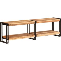 TV-Schrank 140x30x40 cm Massivholz Akazie vidaXL