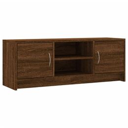 TV-Schrank Braun Eichen-Optik 102x30x37,5 cm Holzwerkstoff vidaXL