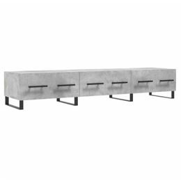 Jinlefu - TV-Schrank Betongrau 150x36x30 cm Holzwerkstoff vidaXL