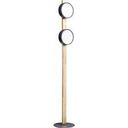 LED Stehlampe Andas "Fjälla" Lampen Gr. Ø 18,00cm H: 145,00cm, grau (anthrazit) Treiber tauschbar, Leuchtmittel fest verbaut, 3-stufen schaltbar