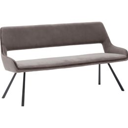 Sitzbank MCA furniture "Bayonne", braun (capuccino, schlamm, anthrazit), B:175cm H:50cm T:50cm, Polyester, Sitzbänke, Essbank Küchenbank, bis 280 kg belastbar, Sitzhöhe 50 cm, wahlweise 155 cm-175 cm breite