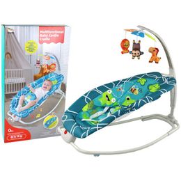 Bouncer Rocker 2in1 Kinderwippe Sitzgeräusche Vibrationen Frosch