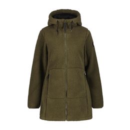 Fleecejacke Icepeak "D SOFTSHELLBLOUSON MADEIRA" Gr. S, grün (dark olive) Damen Jacken