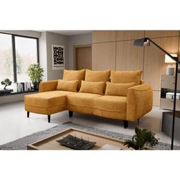 Kaiser Ecksofa Selio mit Schlaffunktion und Bettzeugcontainer Golden Links