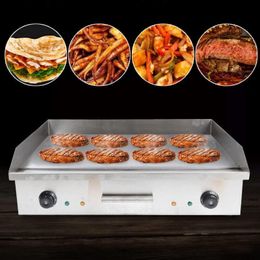 Gojoy - 4400W Elektro Gastronomie Grillplatte Bratplatte Bräter Griddleplatte Grill Griddle,Konstante Temperaturkontrolle 50 ℃ -300 ℃,Gehäuse aus