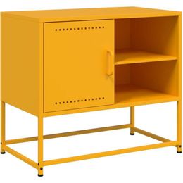 TV-Schrank Senfgelb 68x39x60,5 cm Stahl vidaXL