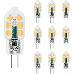 G4 LED-Leuchtmittel, 12 v, 2 w, neutralweiß, 4000 k, 200 lm, G4 10 w, 20 w Halogenlampen-Äquivalent, nicht dimmbar, ac dc, G4 12 v led, 4000 k, für