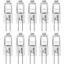 G4-Halogenlampen, 20 w, 12 v, T3, JC-Typ, 2-poliger Sockel, Ersatz für Landschaftsbeleuchtung unter dem Schrank, Puck-Licht, Schienenbeleuchtung,