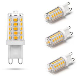 G9-LED-Leuchtmittel, 5 w, 500 lm, entspricht 50 w Halogen, warmweiß 3000 k, 220–240 v, cri 85, nicht dimmbar, energiesparend, Keramiksockel,