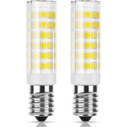 E14-LED-Glühbirne für Dunstabzugshaube, 5 w Halogen-Äquivalent zu 50 w, Kaltweiß 6000 k, 550 lm, kleine Glühbirne mit Schraubsockel für