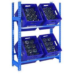 Simonrack Getränkekistenregal SIMONBOTTLE 2 8435104962404 blau 80,0 x 30,0 x 100,0 cm