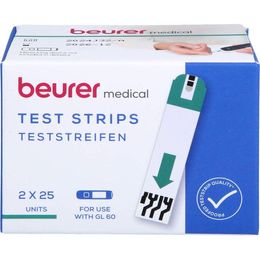 Beurer GL60 Blutzucker-Teststreifen 50 St