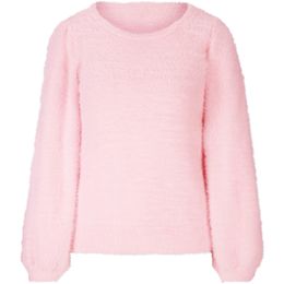 Heine Damen Strickpullover aus Flauschgarn hellrosé, Größe 46