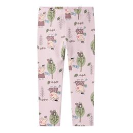 name it Leggings 'NMFDyka Peppa' M&auml;dchen Gr&ouml;&szlig;e 80 gr&uuml;n / flieder / mauve / pastellpink