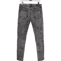 Cayler & Sons Bequeme Jeans CAYLER & SONS "Cayler Sons Herren C&S Paneled Denim Pants" Gr. 30/32, Länge 32, schwarz (acid washed distressed black) Herren Jeans