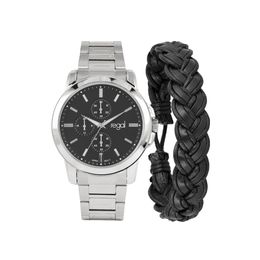 Lucardi Analog Watch male Black, Silver size Onesize