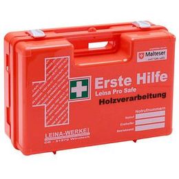 Leina-Werke Erste-Hilfe-Koffer Pro Safe Holzverarbeitung DIN 13157 + Erweiterung orange