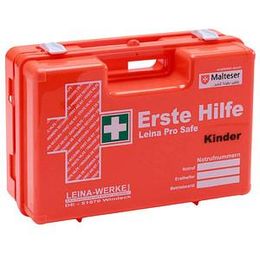 Leina-Werke Erste-Hilfe-Koffer Pro Safe Kinder DIN 13157 + Erweiterung orange