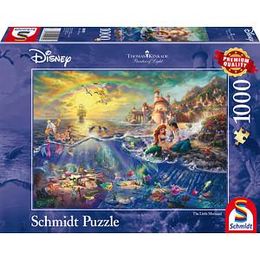 SCHMIDT Thomas Kinkade Kleine Meerjungfrau - Arielle Puzzle, 1000 Teile