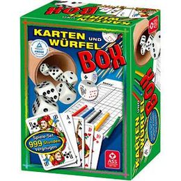 Ass Altenburger KARTEN UND WÜRFEL BOX Spiele-Set