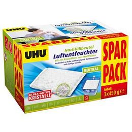 3 UHU AIR MAX Raumentfeuchter Nachfüllpack 3x 450,0 g