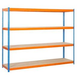 Simonrack Schwerlastregal ECOFORTE 1506-4 458100047201568 orange, blau 150,0 x 60,0 x 200,0 cm