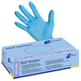 Meditrade® unisex Einmalhandschuhe Nitril® NextGen® blau Größe M 100 St.