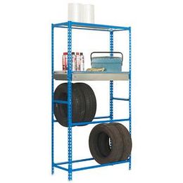 Simonrack Reifenregal SIMONGARAGE BOX PLUS 4/400 447109232201044 blau, verzinkt 100,0 x 40,0 x 200,0 cm