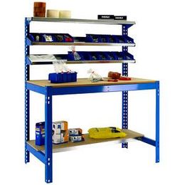 Simonrack Werkbank SIMONWORK BT1 blau 151,0 x 76,0 x 144,5 cm